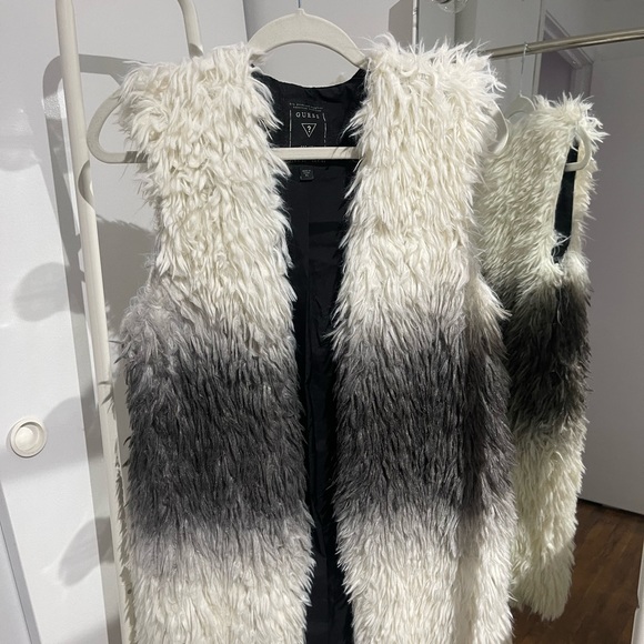 Guess | Jackets & Coats | Fluffy Vest | Poshmark